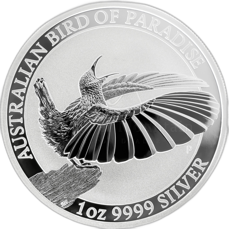 1 Troy ounce zilveren munt Birds of Paradise Victoria’s Riflebird kopen ...