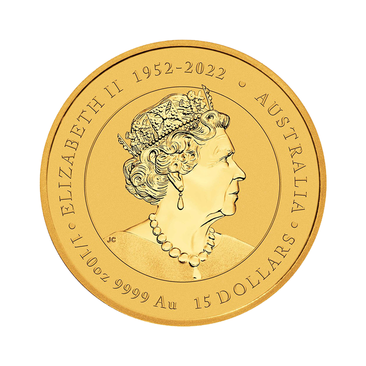 1 10 Troy Ounce Gouden Munt Lunar 2024